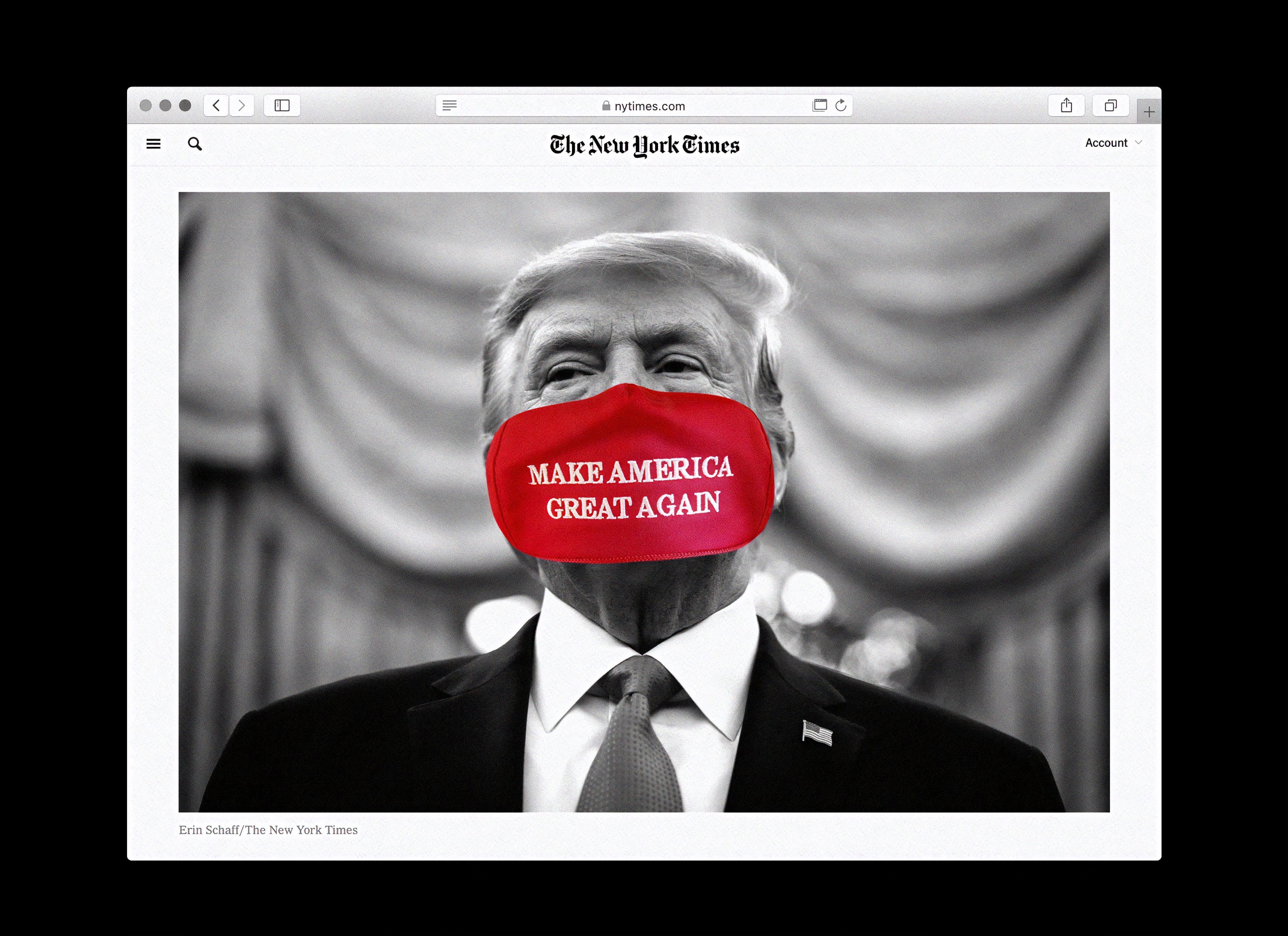 Our Non-Mask Wearing POTUS | The College Voice