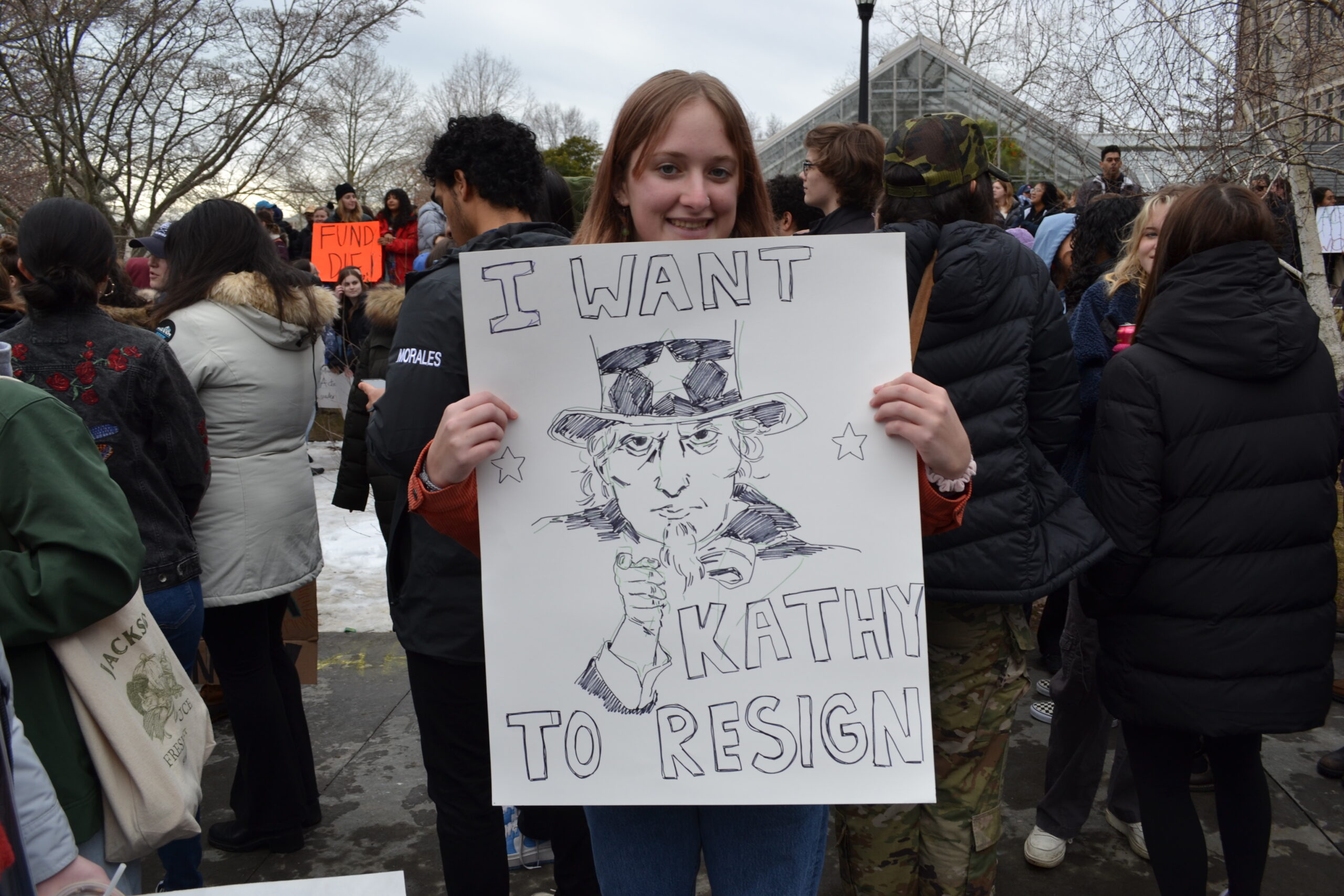 President Portrays Protests to Parents | The College Voice